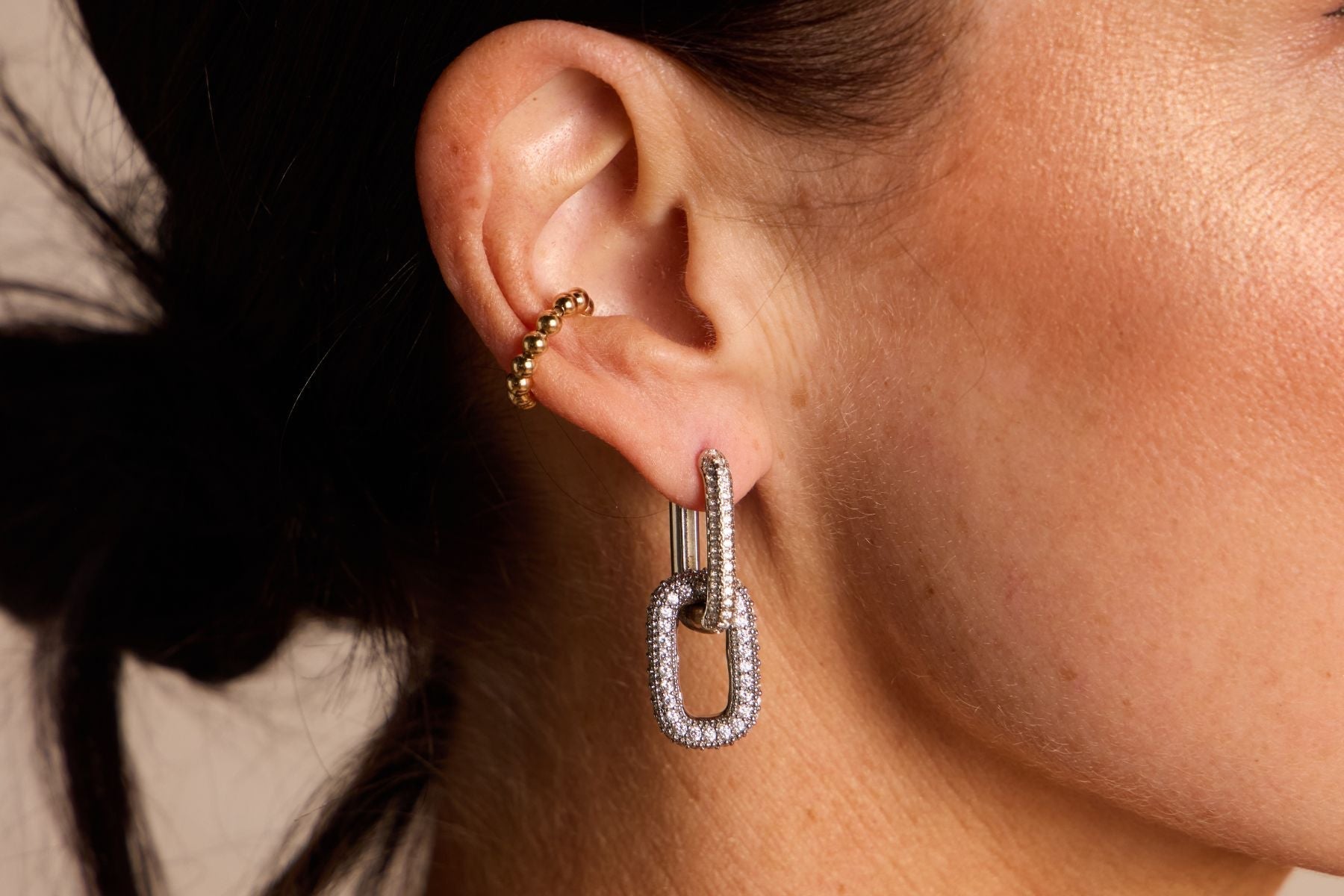 Waterproof Earrings - Nickel & Suede