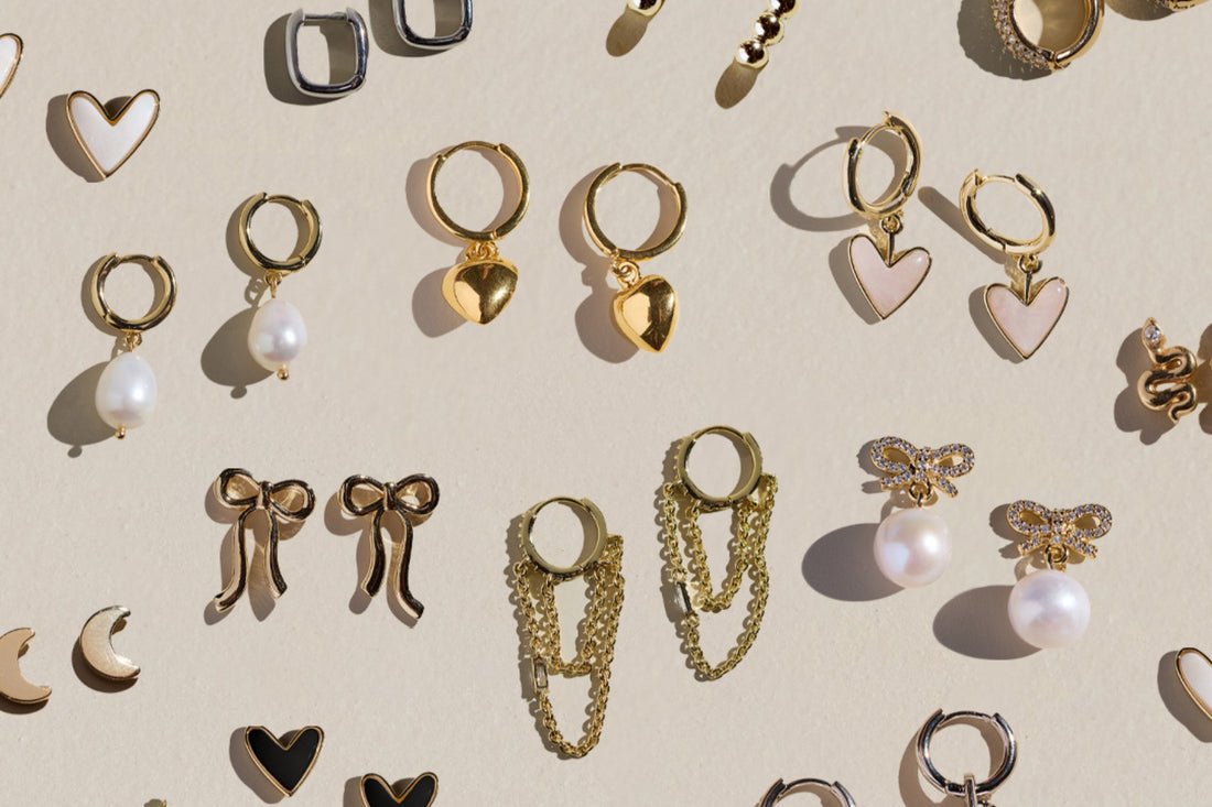 Ear Stack Essentials - Nickel & Suede