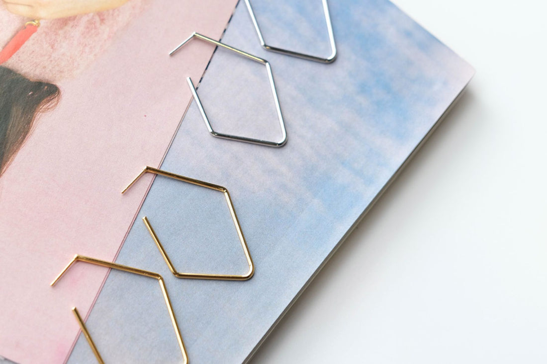 Hoop Earrings - Nickel & Suede