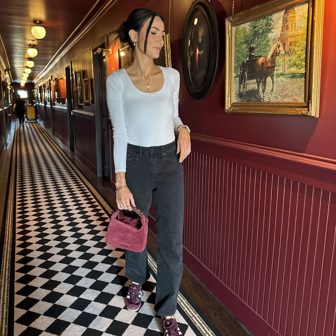 Verona Belt Bag in Tan - Nickel & Suede