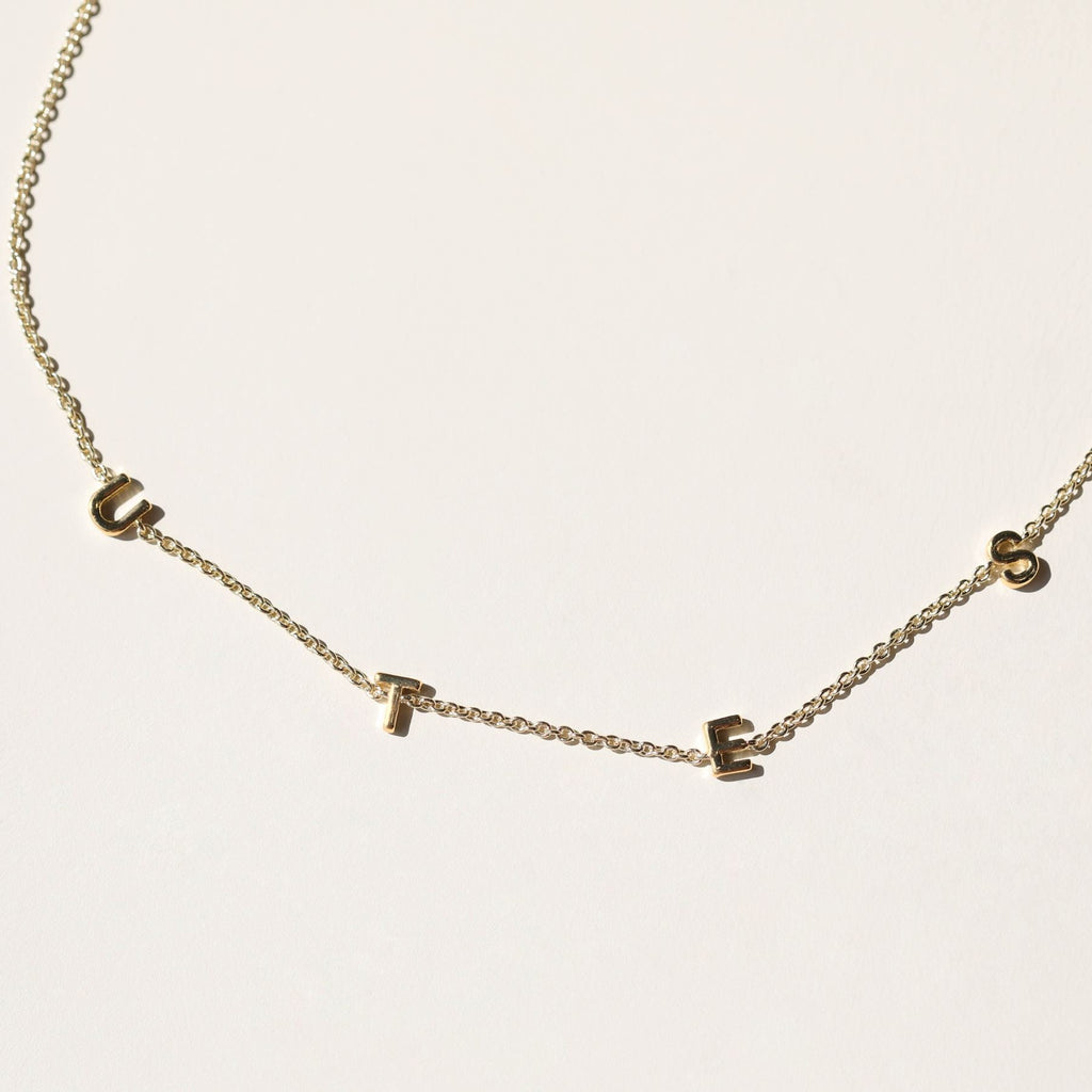 University of Utah "UTES" Initial Necklace | Athletic Dept. | Nickel ...