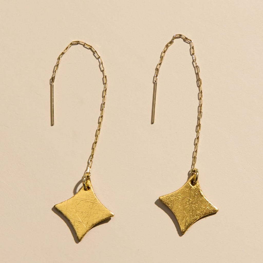 Vintage Gold Lyra - Nickel & Suede