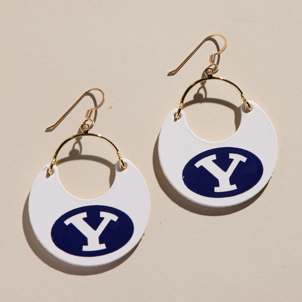 BYU Earrings | BYU Jewelry Collection – Nickel & Suede
